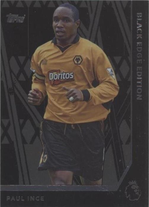 2025-26 Topps Premier League - Black Edge Edition Paul Ince, Paul Ince ...