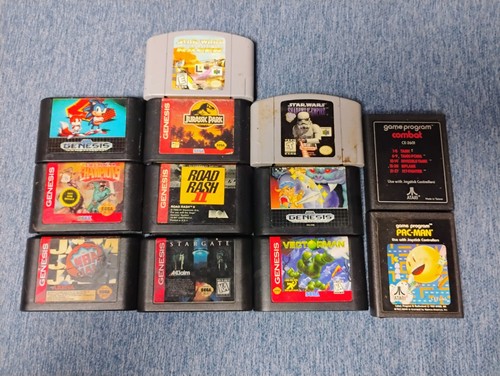 Lot of 12 Old Nintendo Games SNES/ Genesis | eBay