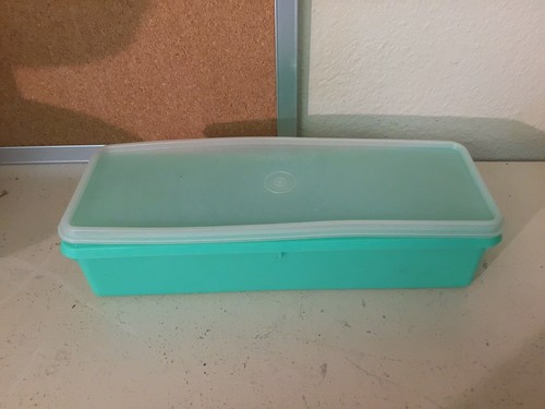Vintage Tupperware Green Celery Crisper, Vegetable Keeper Rectangle ...