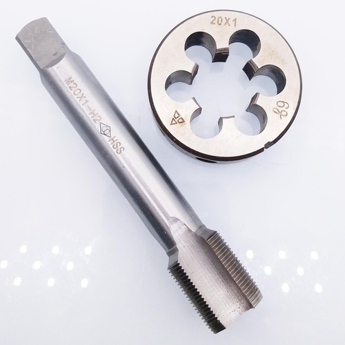 Tap & Die Set HSS M20 x 1mm Tap & M20 x 1mm Die Metric Thread Right ...