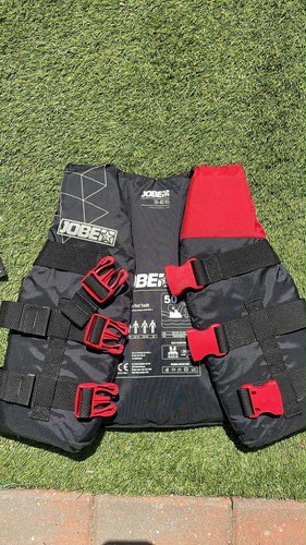 JOBE LIFE JACKET 30 40KG USED RED BLACK | eBay UK