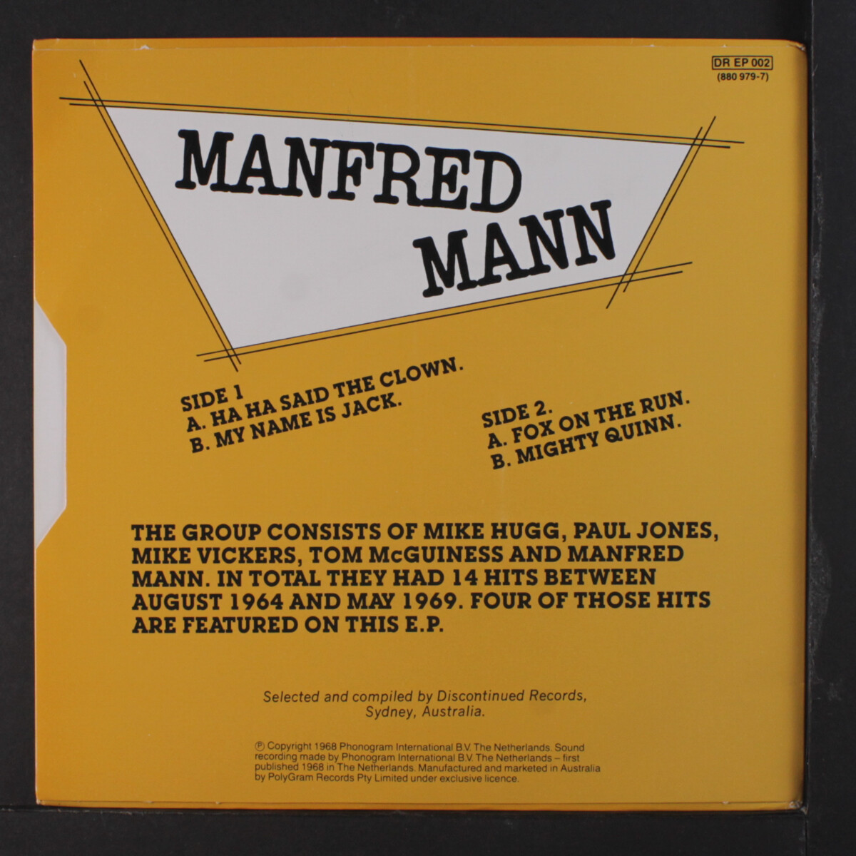 manfred: manfred mann Philips 7" Single 45 RPM | eBay Australia