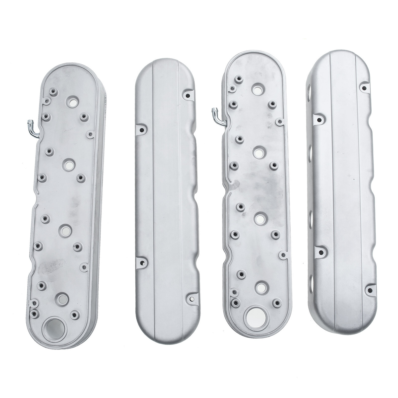 Silver Engine Valve Covers for Chevrolet LS1 LS2 LS3 LS6 293 325 364 ...