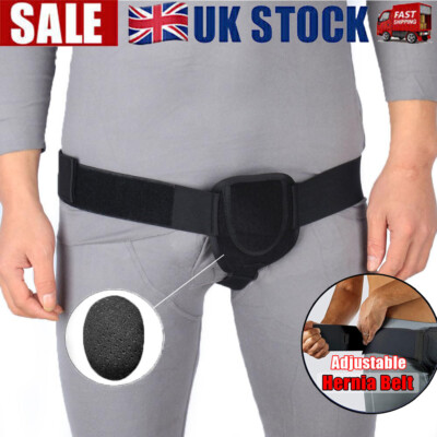 Inguinal Hernia Support Belt for Men Adjustable Waist Groin Strap Truss ...
