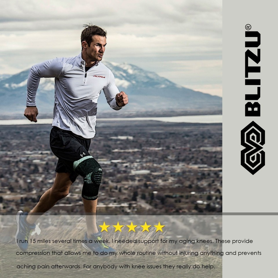 Blitzu Flex Professional Knee Brace Support For Arthritis Tendonitis, S ...