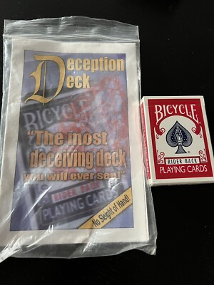 Bicycle Rider Back Deception Deck Cincinnati Ohio Magic Card Trick | eBay