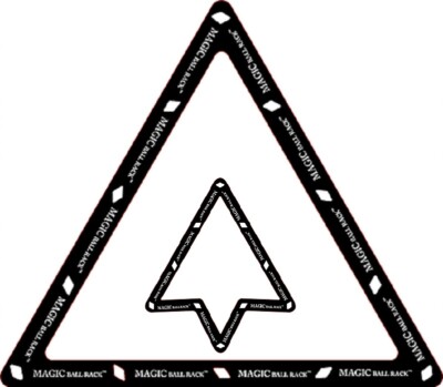 Magic Ball Rack Pro 9- & 10-Ball+8-Ball Billard Aufbauschablonen Set 2 ...