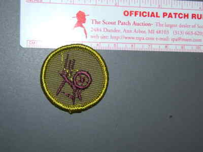 Boy Scout Merit Badge Textiles circa '59-'69 2870M | eBay
