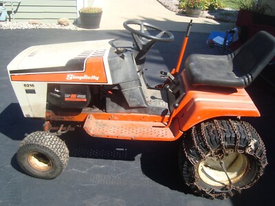 1985 Simplicity 6216 Tractor 16HP I/C Series Engine w/Tire Snow Chains ...