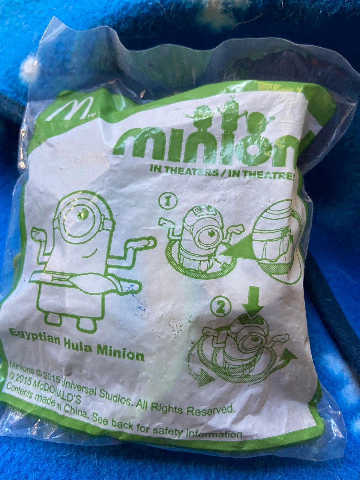 mcdonald minion egyptian hula HAPPY MEAL toy MCDONALD unopened 2015 | eBay