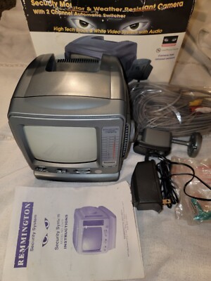 Remington Security Monitor & Weather Resistant Camera Model 01875 | eBay