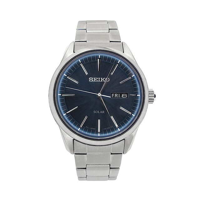 Seiko Solar Blue Men's Watch - SNE525P1 for sale online | eBay