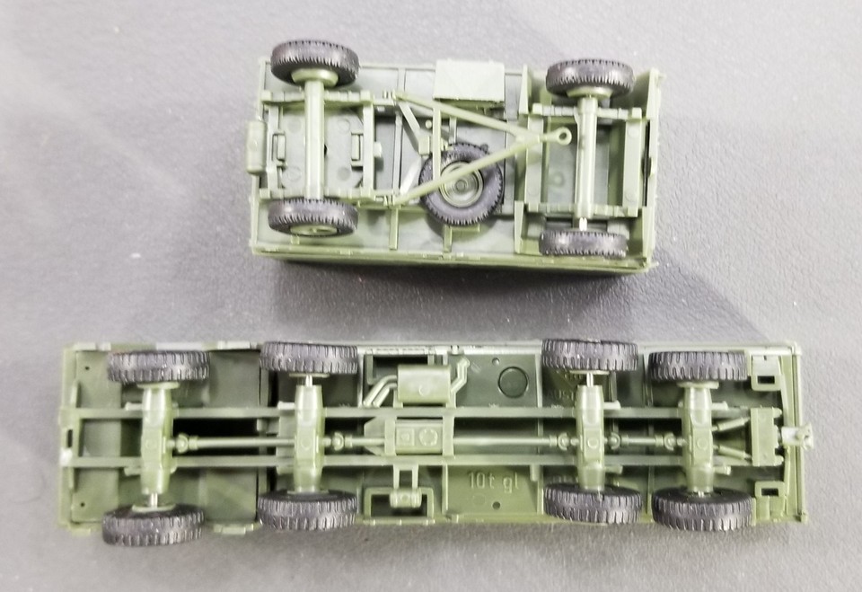 Roco Minitanks HO 1:87 543 MAN LKW 10 TON 8X8 W/TRAILER IOB MADE IN ...