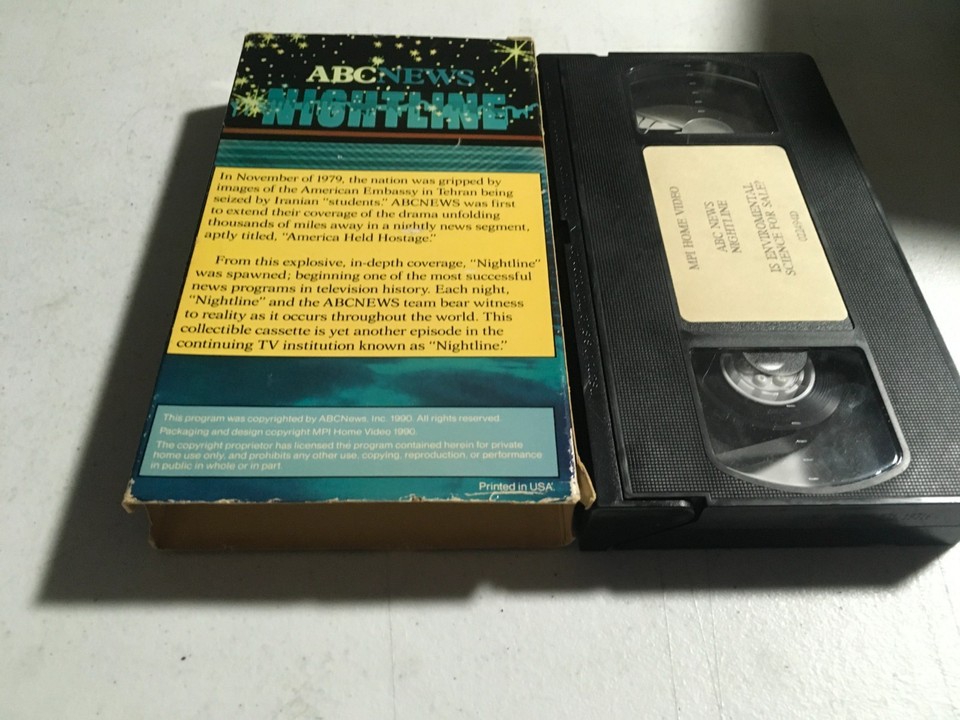 ABC News Nightline VHS | eBay