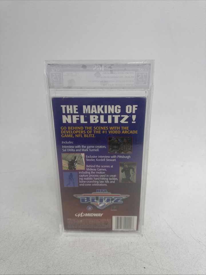 Graded NFL BLITZ VHS The Making Of NFL Blitz 7.5 | eBay