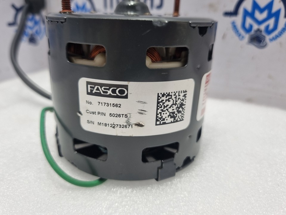 Fasco 71731562 Fan Motor Type U73B1 230V 60Hz 0.6A 1550 RPM Class B | eBay