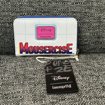 Loungefly Disney Mousercise 80s Retro-Inspired Workout Zip-Around ...