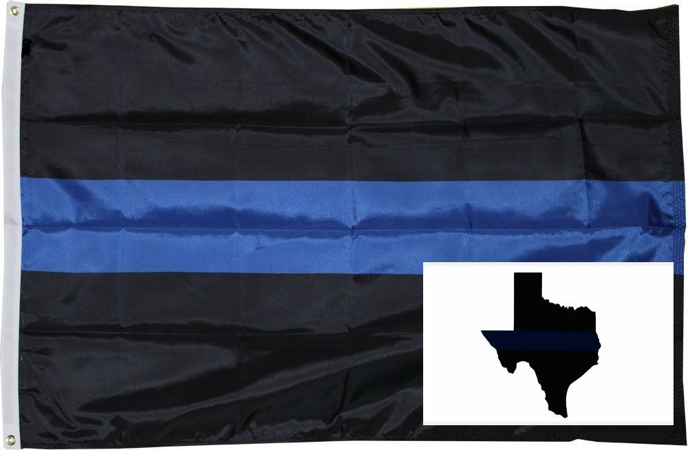 Wholesale Combo 3x5 Police Thin Blue Line Flag & Texas Police Decal ...