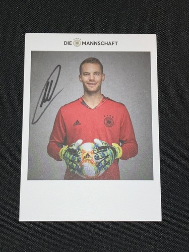 Manuel Neuer Official Hand Signed Die Mannschaft Autograph Card ...