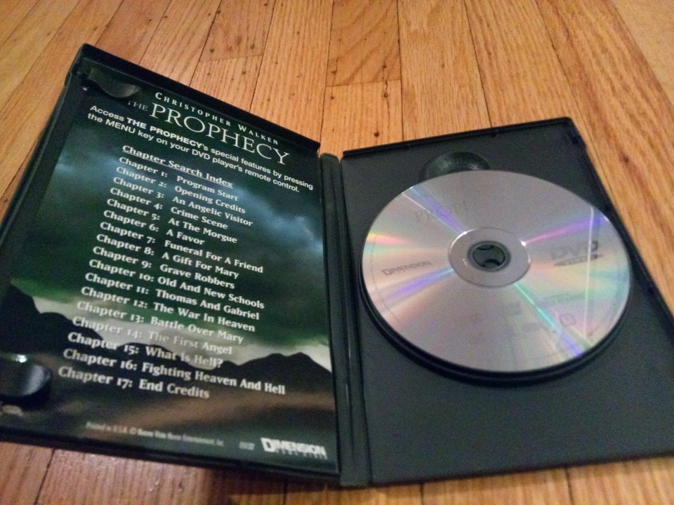 The Prophecy (DVD, 1999) DVD Christopher Walken, Elias Koteas, Virginia ...