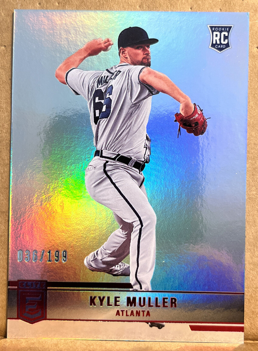 Kyle Muller 2022 Panini Chronicles Elite Red Foil RC #13 Atlanta Braves ...