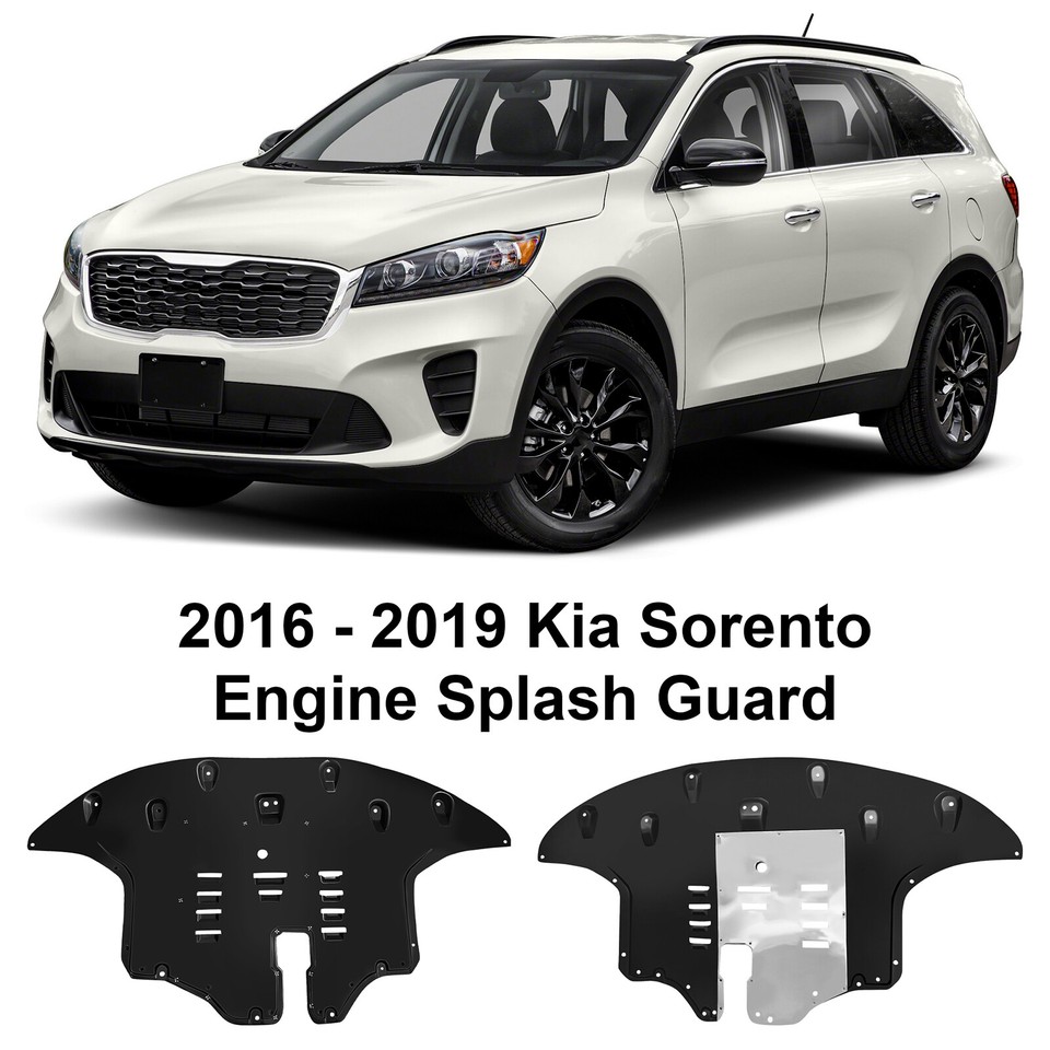 For 2016 2020 Kia Sorento W Aluminum Pad Front Engine Splash Shield