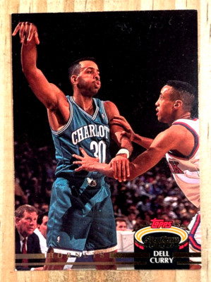 1992-93 TOPPS STADIUM CLUB DELL CURRY CARD#132 NM-MT WARRIORS BUCKS ...