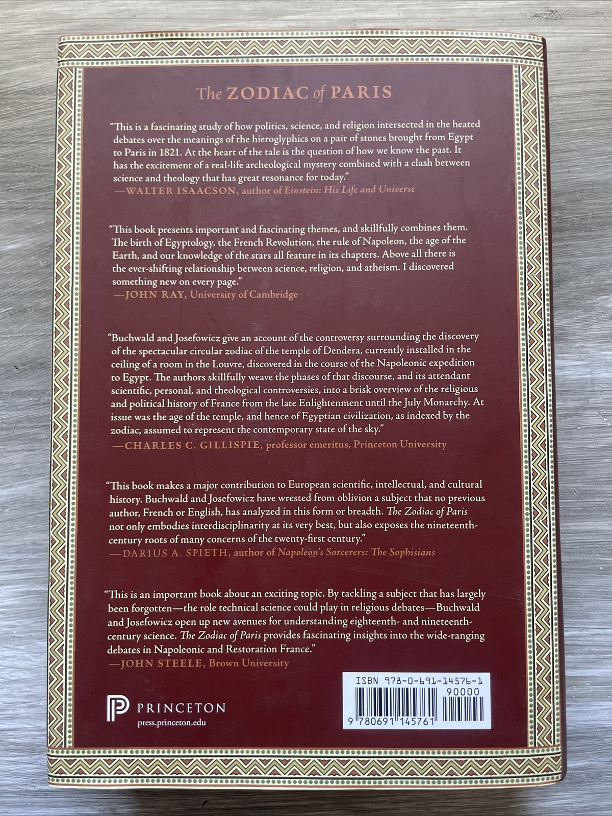 The Zodiac of Paris : How an Improbable Controversy over an Ancient ...