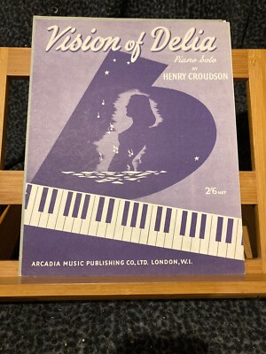 Henry Croudson Vision of Delia pour piano partition Arcadia Music ...