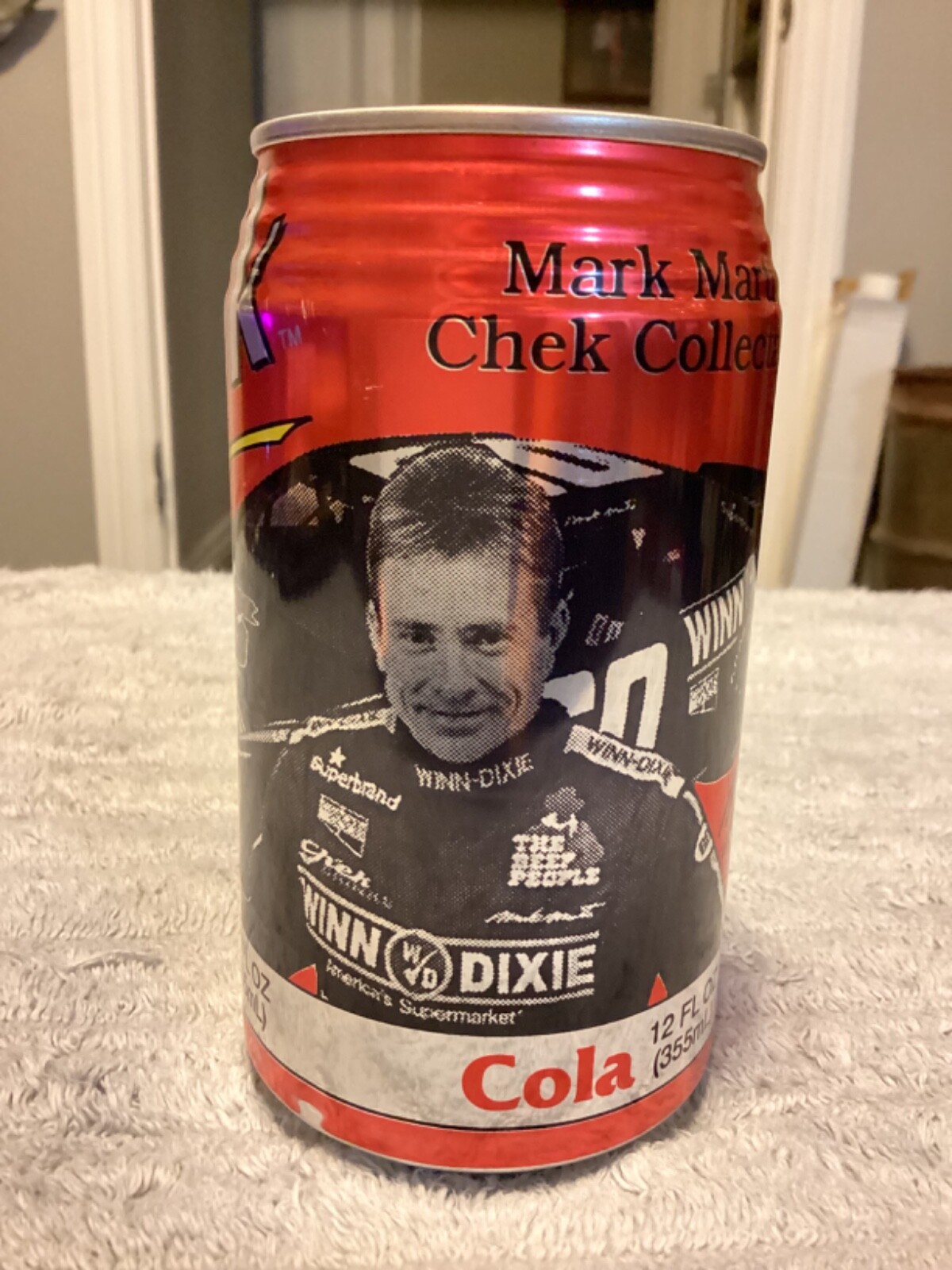 Chek Cola 12 oz Can Mark Martin and the #60 Ford Thunderbird - 1993 | eBay