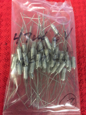 47uf 6v kemet CAP TANT 47 UF 6V AXIAL hermetically SEALED 50 PCS | eBay