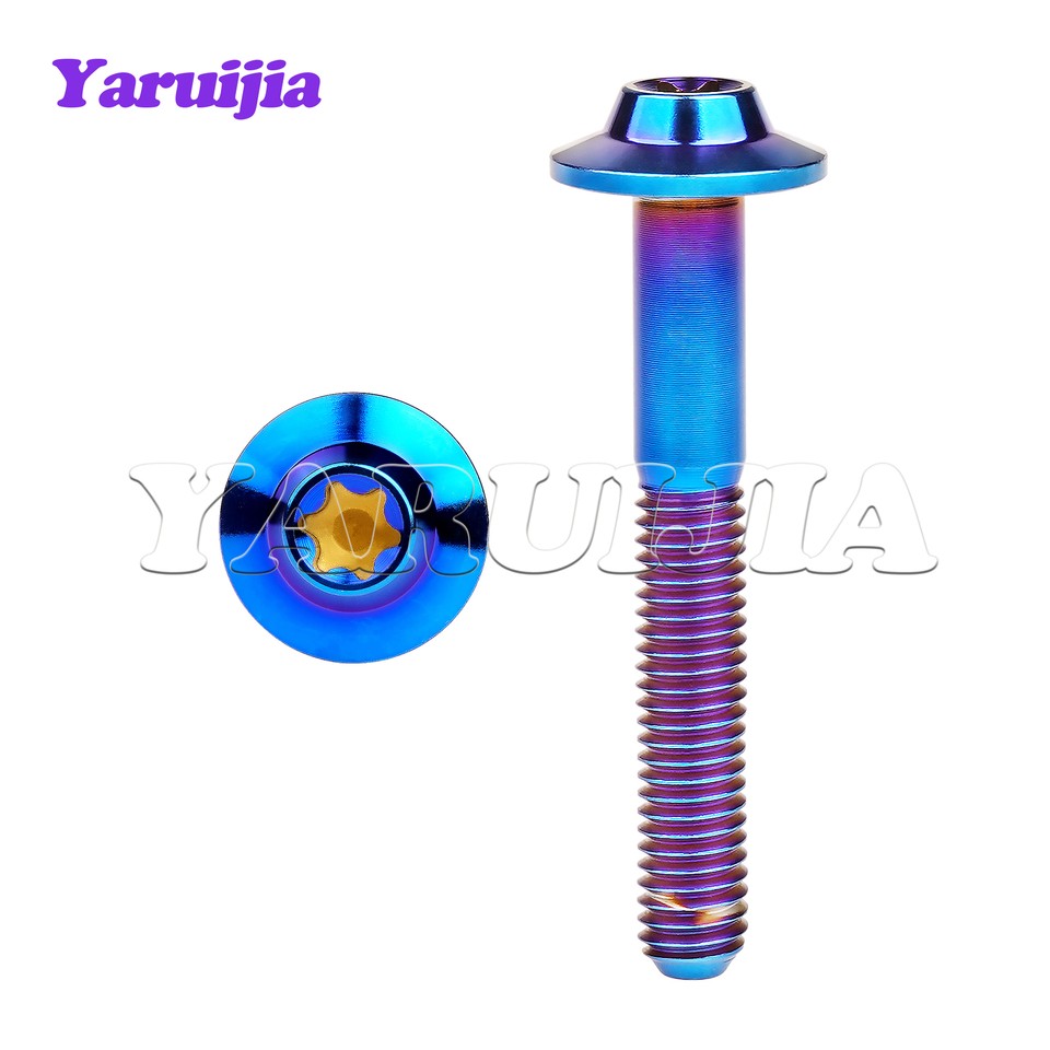 Titanium Bolt M5 M6 Plum Torx Head Ti Grade5 Screw Length 10 12 15 20 ...