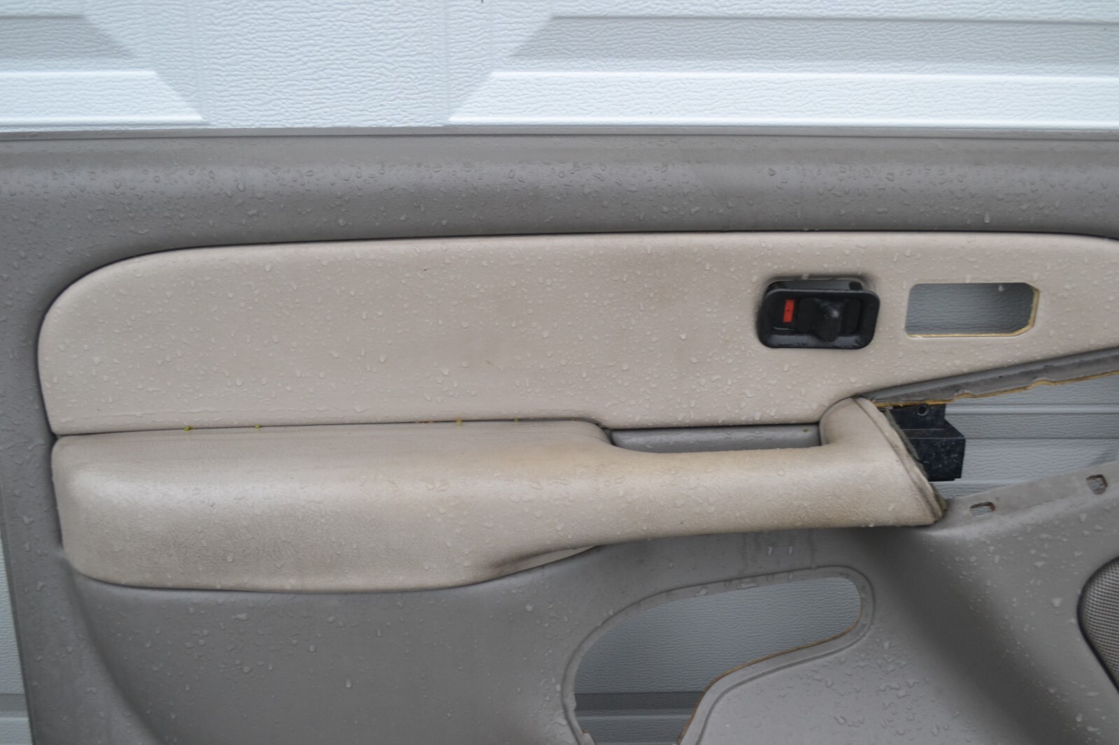 99-02 GMT 800 - Interior Door Trim Panels Set Gray & Tan Two Tone Power ...