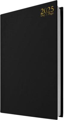 2025 Diary A4/A5 Page a Day Dairy Hardback Case bound Back Cover ...