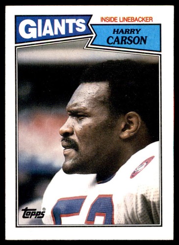 1987 Topps #25 Harry Carson Near mint or better | eBay