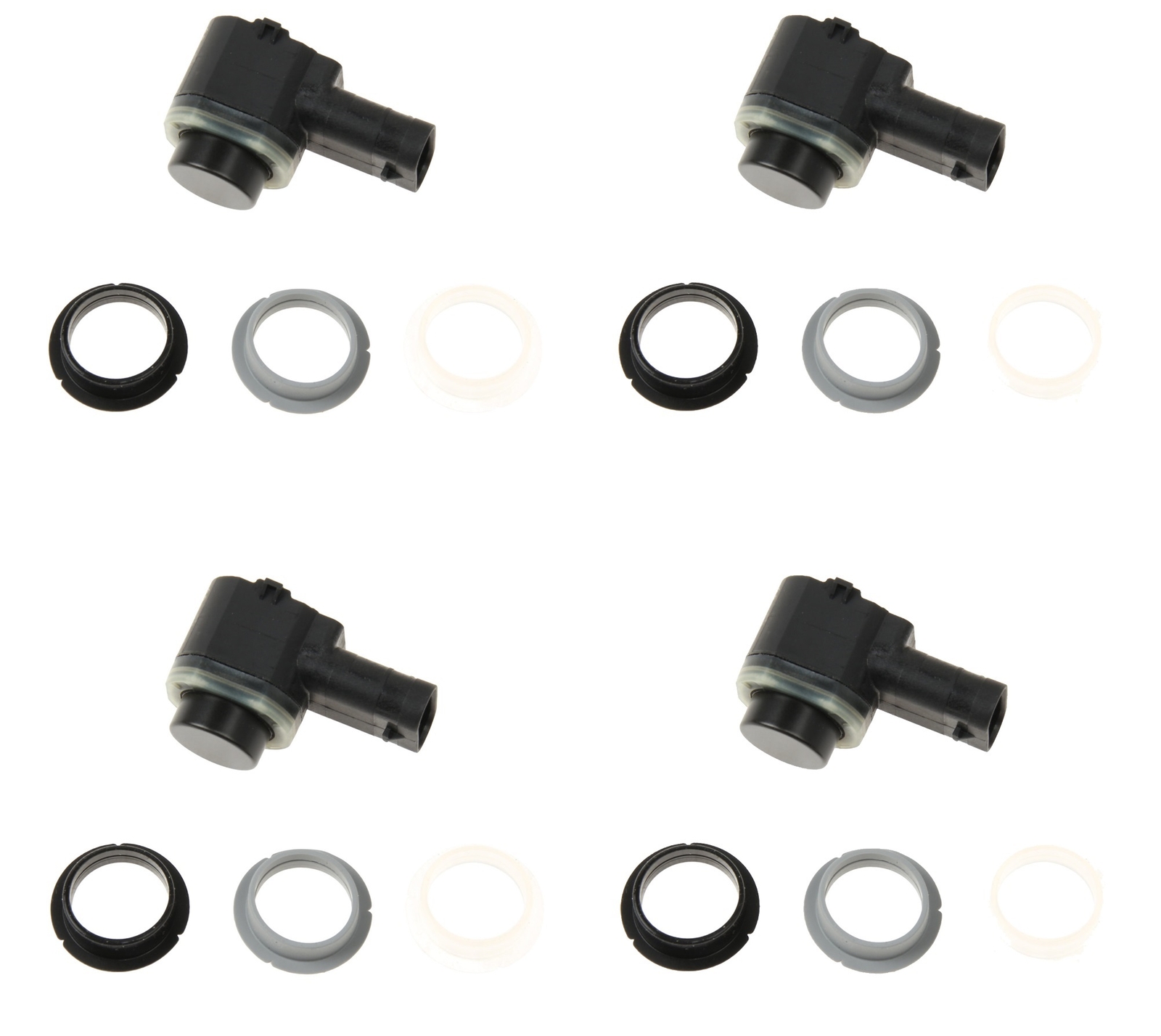 Valeo Set of 4 Front Parking Aid Sensors For Audi A4 Volkswagen Golf ...