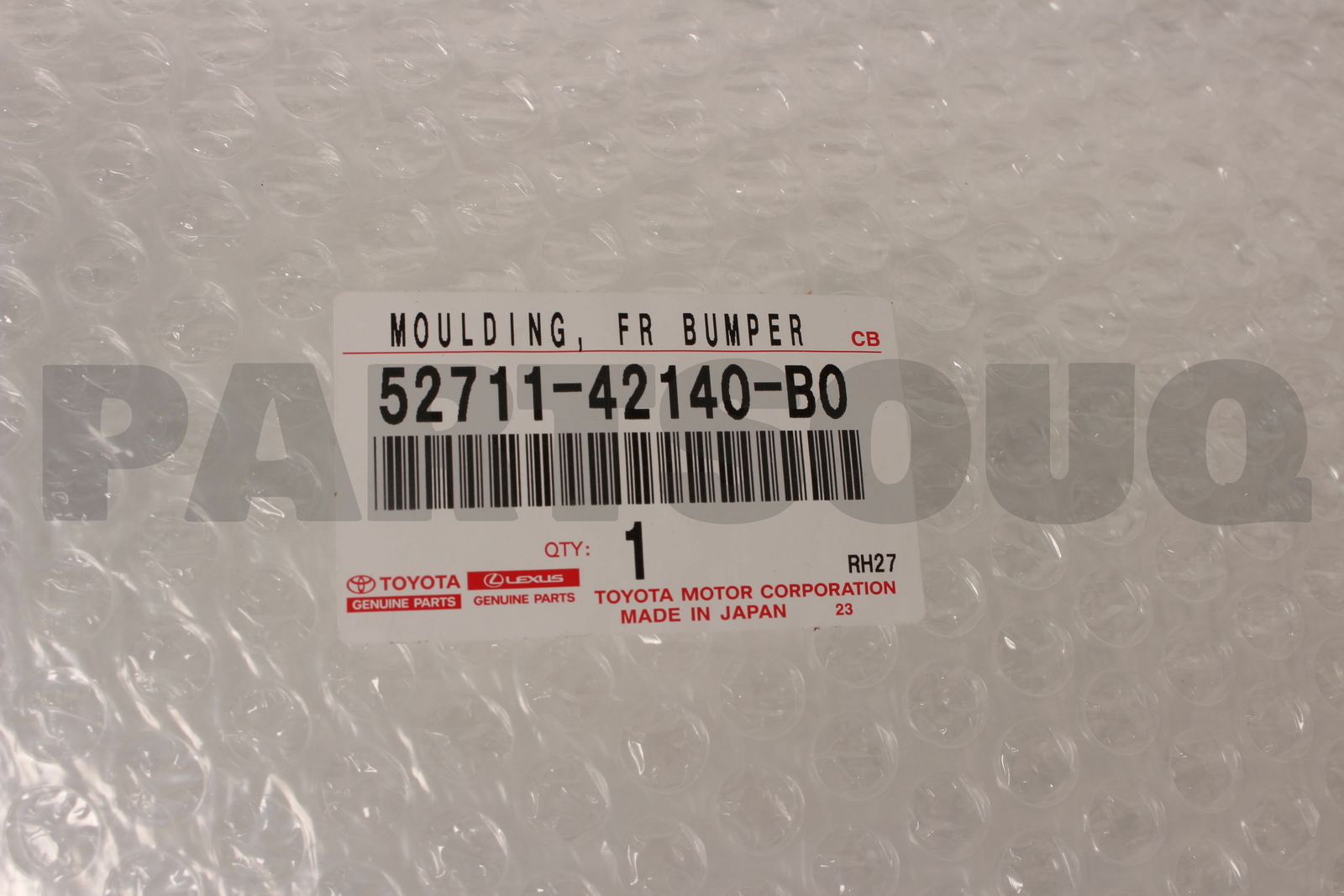 5271142140B0 Genuine Toyota MOULDING FR BUMPER 52711-42140-B0 | eBay UK