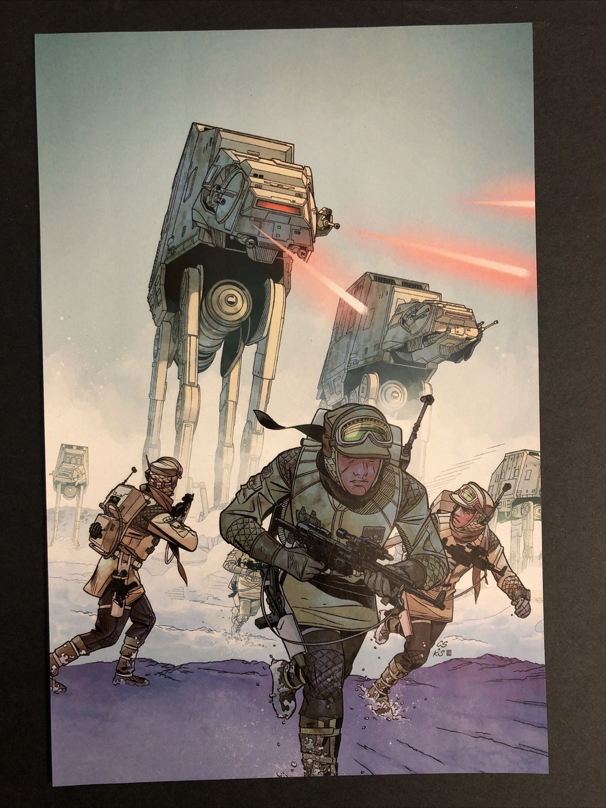 Imperial Walkers Star Wars The Empire Strikes Back Mini Poster 6x9 ...