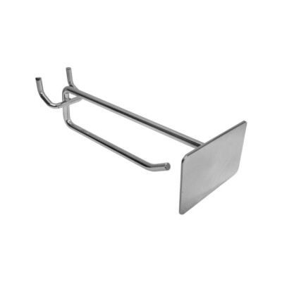 4 Inch Pegboard Metal Plate Scanner Hooks Retail Store Display 100 Pc ...