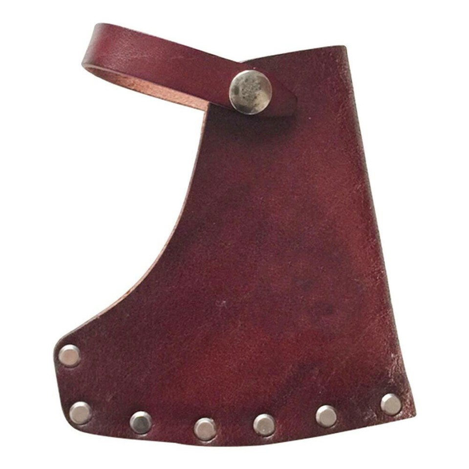1Pc Leather Axe Holder Hatchet Lanyard Blade Sheath Head Cover ...