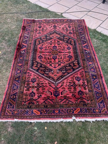 Rug, Used, Red pattern Thick Pile | eBay UK