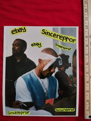 Tupac Original Press Photo Picture Pac Death Row Records Rare Piece ...
