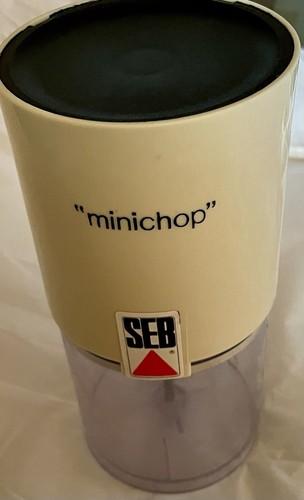 SEB Minichop Electric Chopper VTG France Motor Base & Lid Cover Only No ...