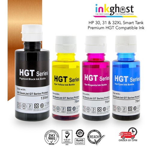 Inkghost Refill Ink for HP 31 32XL Smart Tank 7005 7305 7605 450 455 ...