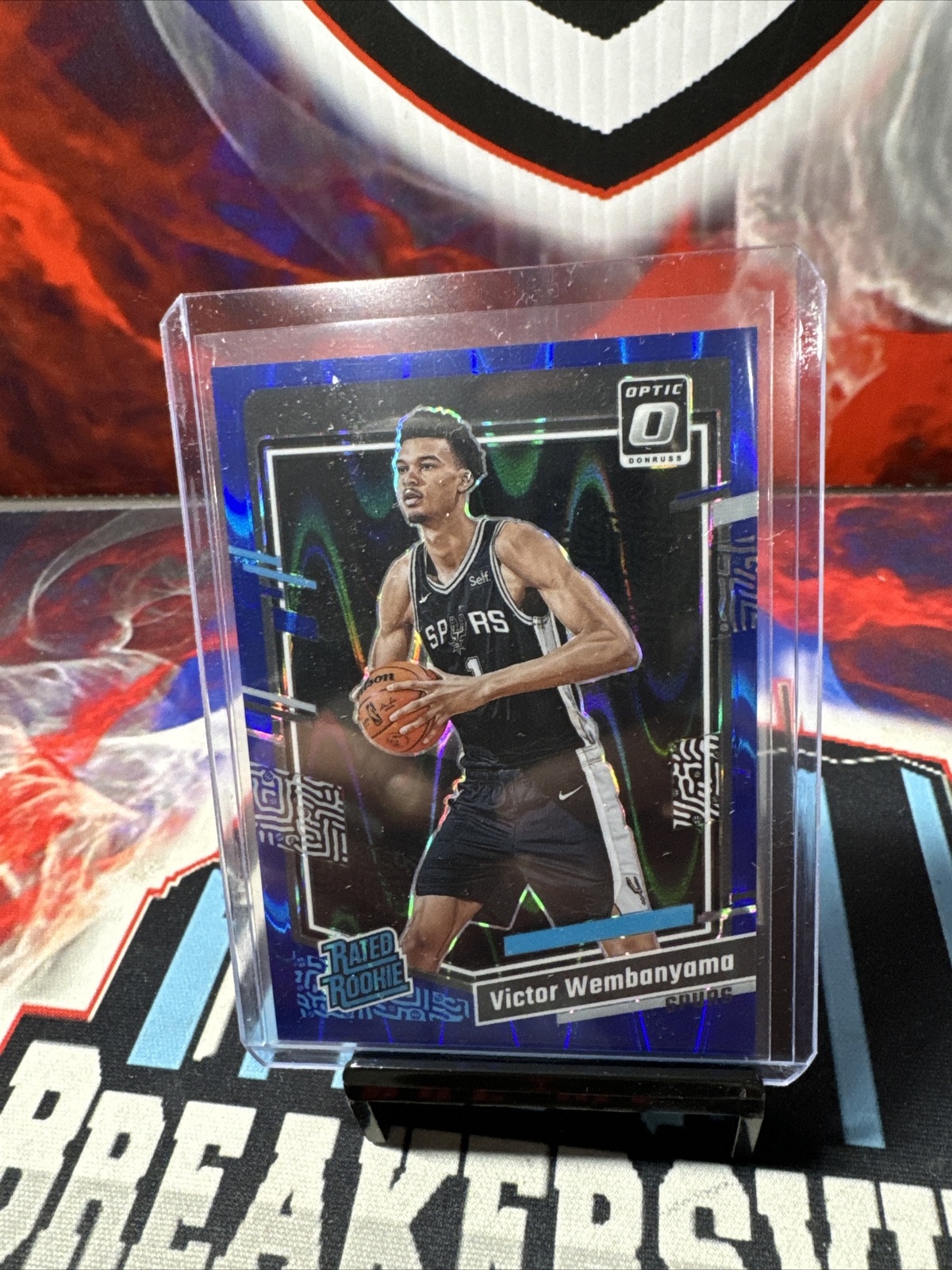 2023-24 Optic Victor Wembanyama Blue Seismic Rated Rookie #’d 171/249 ...