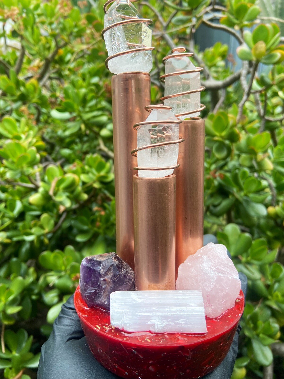 Deluxe Desktop Orgone Cloud Buster- Anti EMF/Chem - Chembuster - Orgone ...