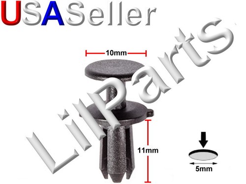 Volkswagen Audi VW Bumper Roof Hood Side Cover Trim Retainers N-905-369 ...
