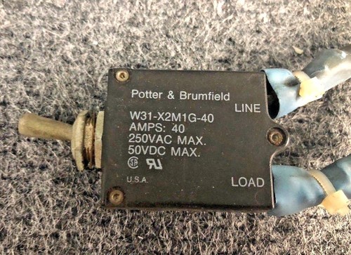 Beechcraft Baron W31-X2M1G-40 Brumfield & Potter Switch Avionics Master ...