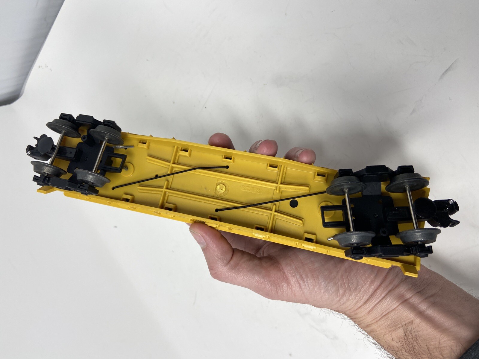 LIONEL O SCALE #6-19423 6424 LIONEL CIRCLE - L RACING FLATCAR WITH ...