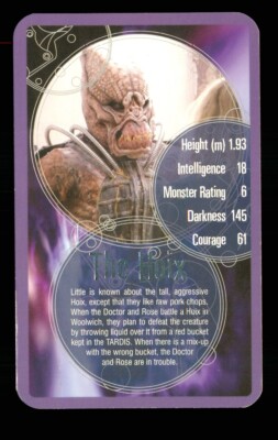 1 x info card Dr Who – The Hoix - R097 | eBay UK